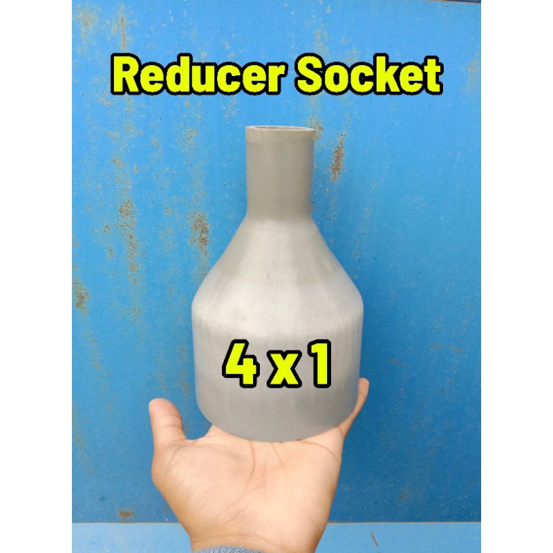 Jual Fitting pvc Reducer socket 4 x 1 inchi vlock sock | Shopee Indonesia