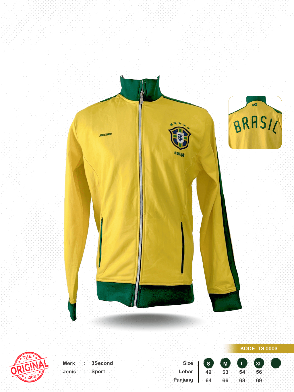 Jual Jaket bola | brazil,itali,spanyol | merk original | Shopee Indonesia
