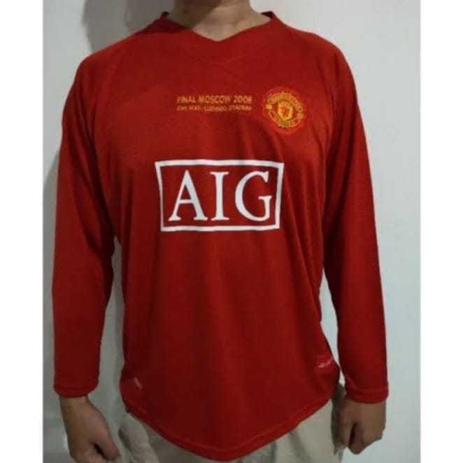 Jual Jersey retro mu 2008 final moscow longsleeve | Shopee Indonesia