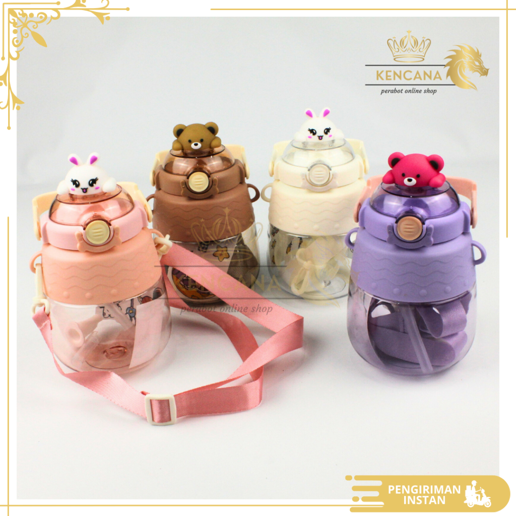 Jual Botol Minum Karakter Anak | Botol Air Minum Animasi Tempel Stiker ...