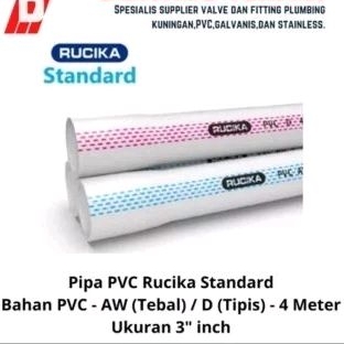 Jual PIPA RUCIKA AW 3 INCH BIRU 4 METER | Shopee Indonesia