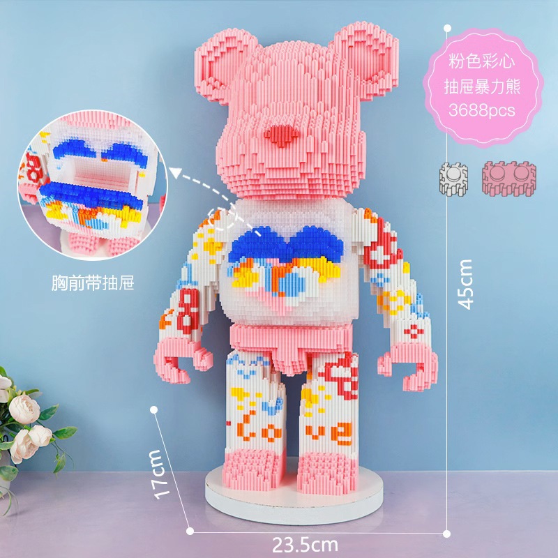 Jual 11000PCS 3D Block Bricks Strawberry Beruang/Edukasi Mainan Block ... Jual 11000PCS 3D Block Bricks Strawberry Beruang/Edukasi Mainan Block ...