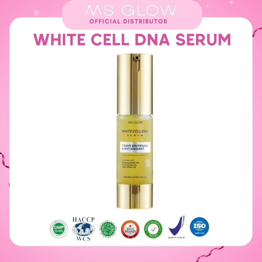 Jual MS GLOW WHITE CELL DNA SERUM 15ML | Shopee Indonesia