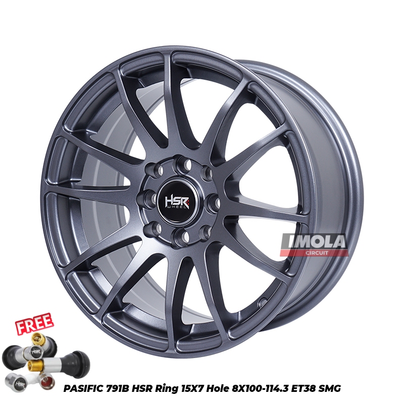 Jual Velg Mobil HSR PASIFIC 791B Ring 15 Veleg Pelek R15 Racing Brio ...
