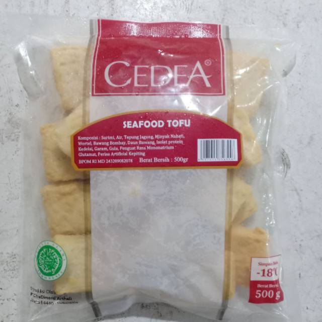 Jual CEDEA premium seafood tofu 500gr cocok untuk Grill dan Shabu ...