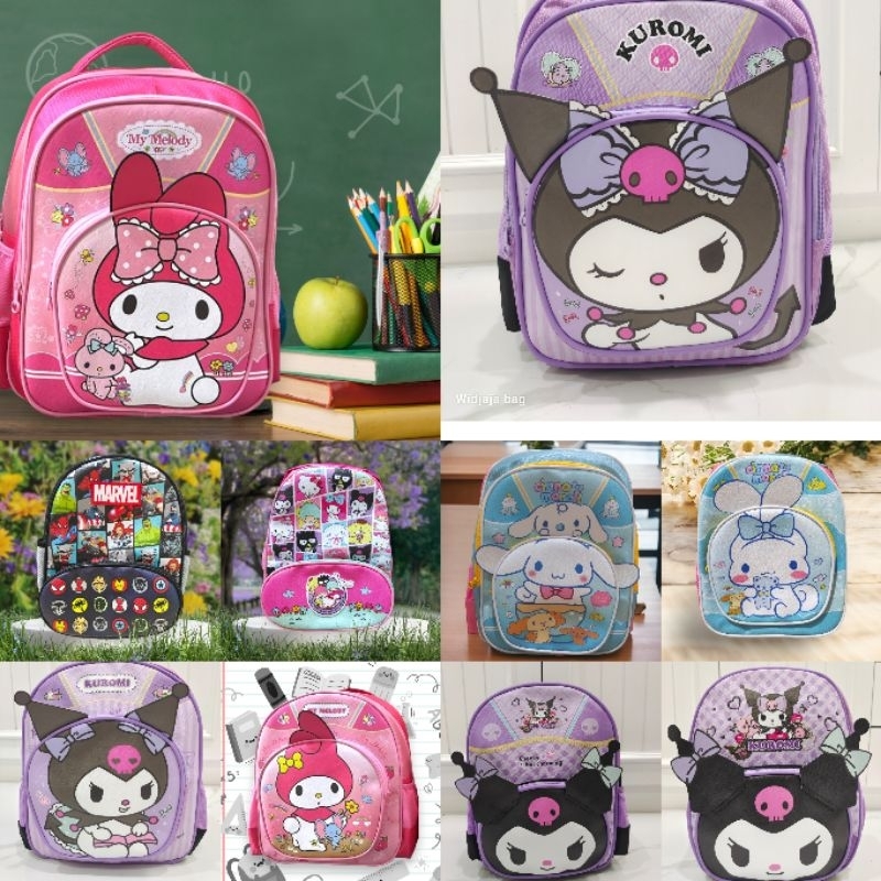 Jual TAS RANSEL SEKOLAH ANAK SERIAL LIMITED EDITION KUROMI & MY MELODY | Shopee Indonesia