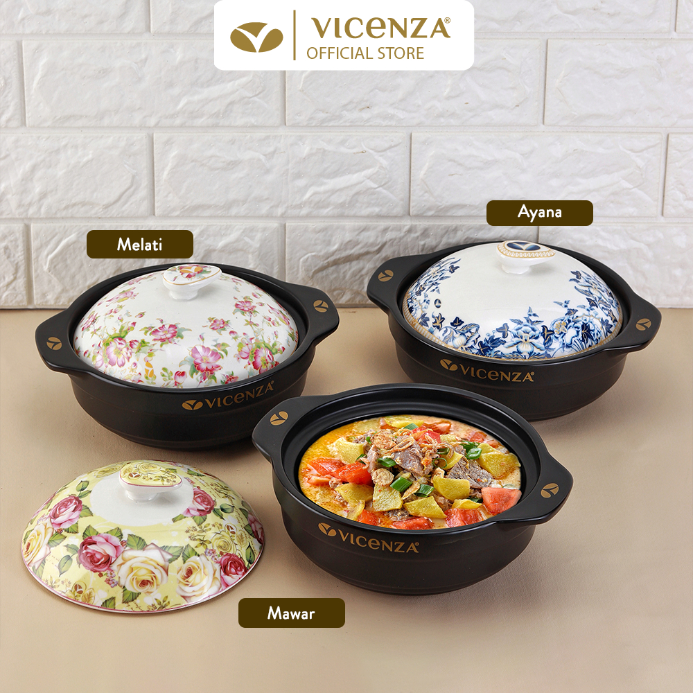 Jual Vicenza Sapo Bowl - Mangkuk Sapo dengan Tutup BA900 | Shopee Indonesia