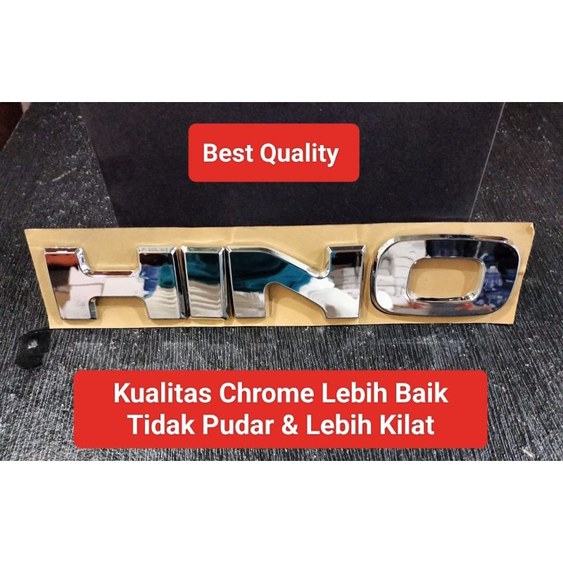 Jual Emblem HINO Best Quality, Kualitas chrome lebih Bagus dan tidak ...