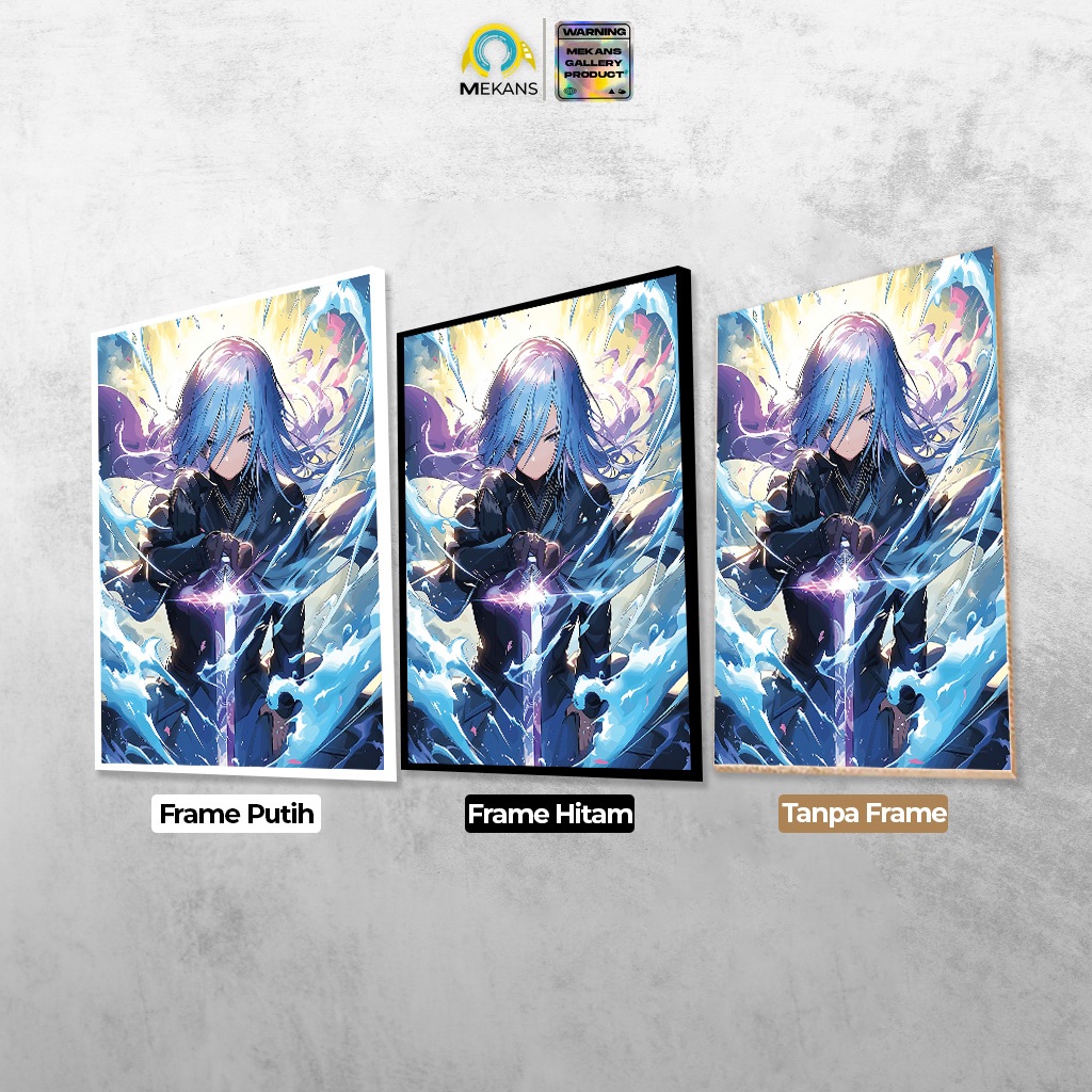Jual MEKANS - 30x40 cm TENSEI SHITARA SLIME RIMURU TEMPEST ANIME Frame ...