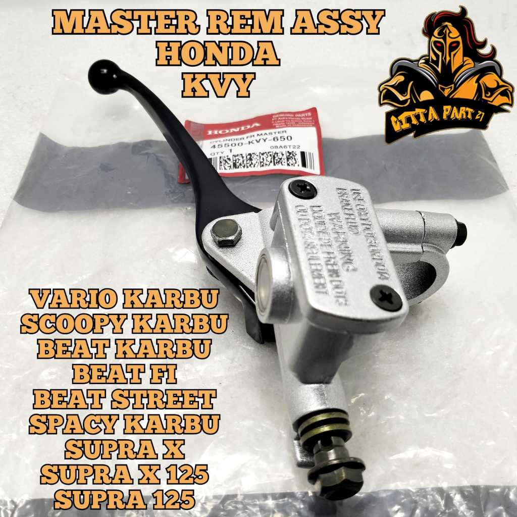 Jual MASTER REM SET ASSY KOMPLIT ASLI ORIGINAL HONDA AHM KVY KUALITAS ...
