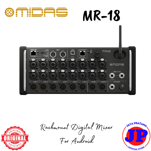 Jual Midas MR18 Rackmount Digital Mixer For Android / iOs Original MR ...