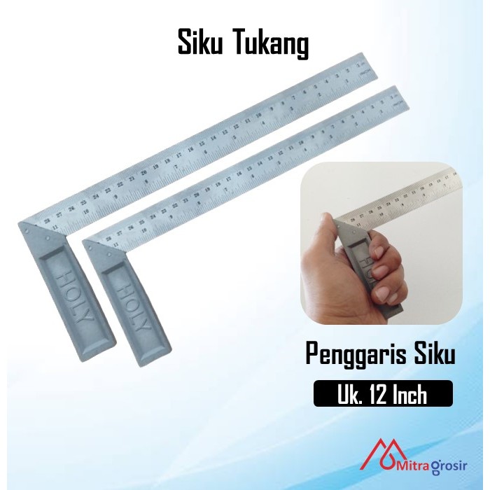 Jual Siku Meter / Siku Tukang / Siku Penggaris / Siku Meter Murah 10 ...