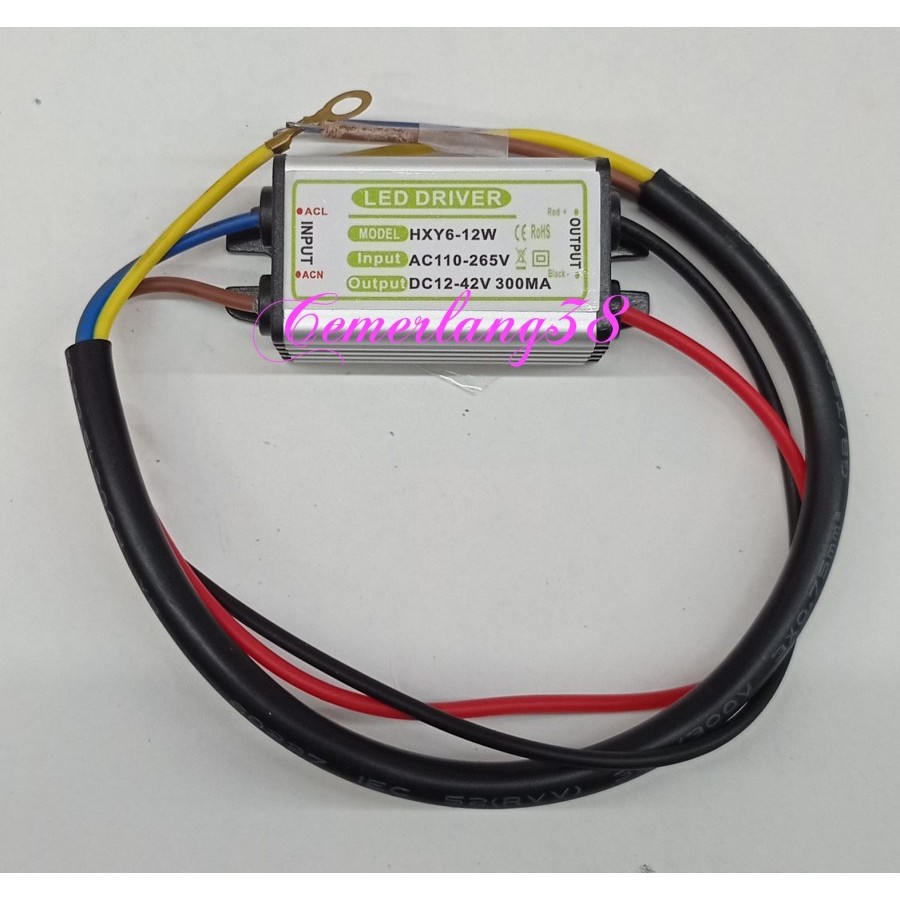 Jual Led driver 6-12W 300Ma Wp | Shopee Indonesia