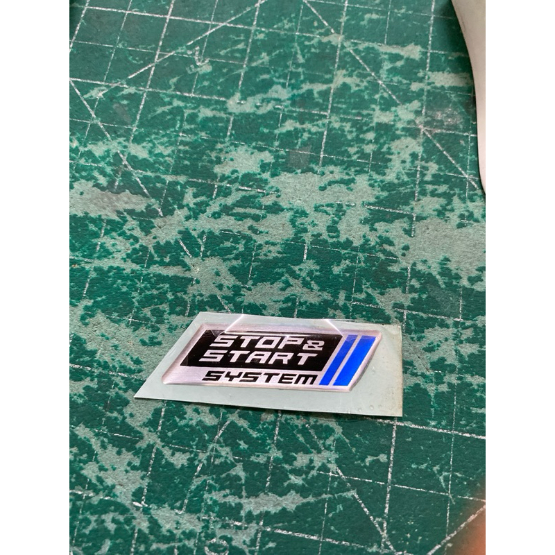 Jual STICKER EMBLEM STOP & START SYSTEM | Shopee Indonesia