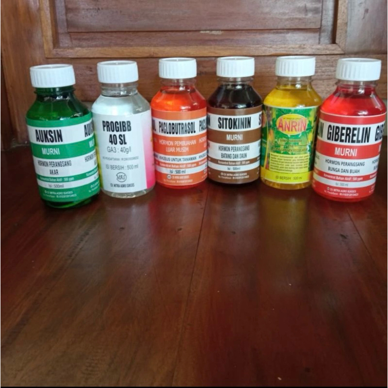 Jual ZPT 500ml Auksin Giberelin Sitokinin Anrin Pacloblutrazol Progibb ...
