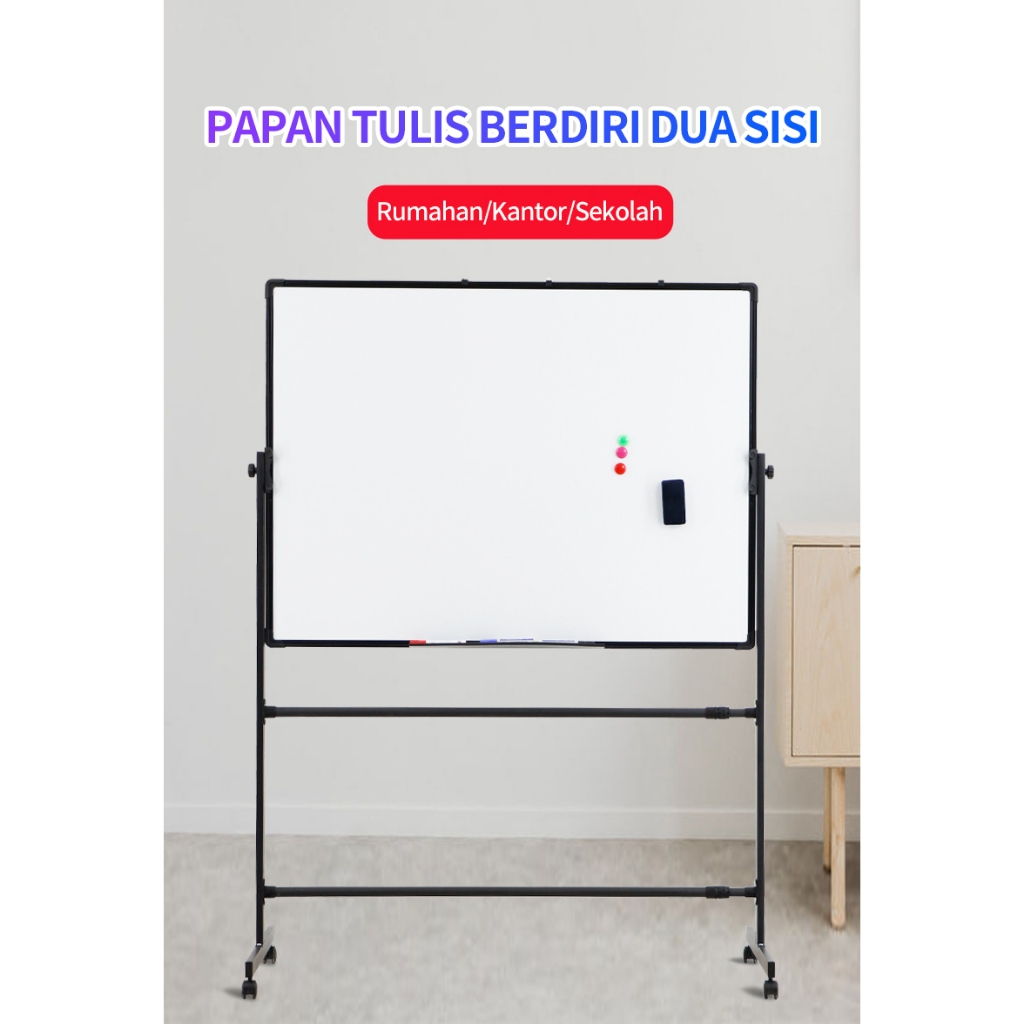 Jual White Board Standing Magnet Double Face Sensa 90 x 120 cm/Papan ...