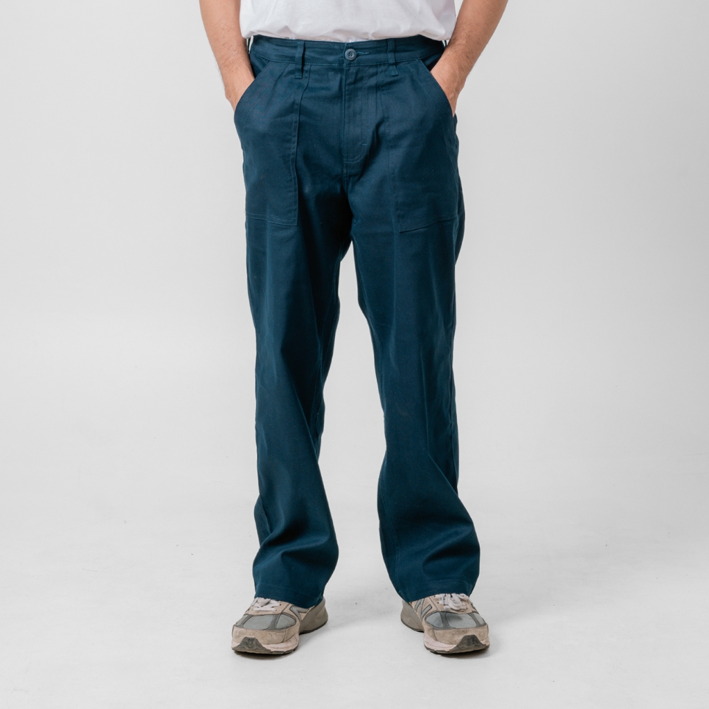 Jual Screamous Celana Long Pants Fatigue HENRIQUE NAVY BLUE | Shopee ...