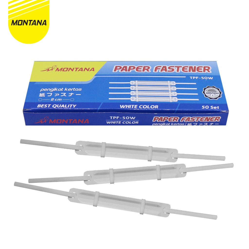 Jual MONTANA Paper Fastener Pengikat Kertas 50 Pcs Various Color Best ...