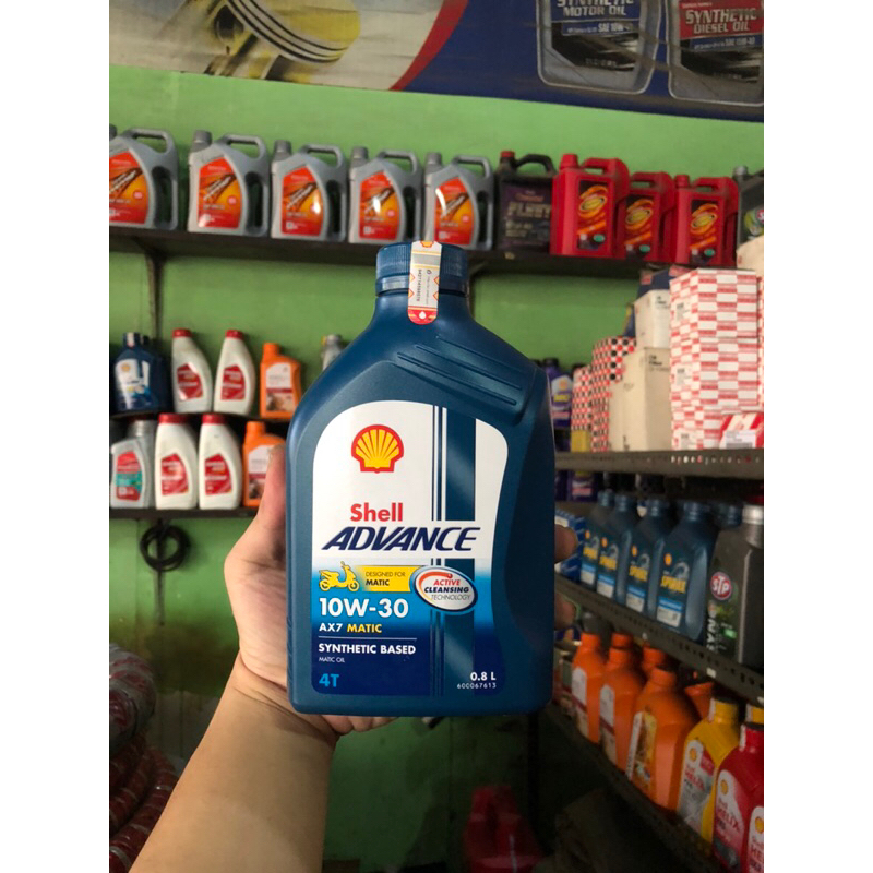 Jual Oli matic shell advance Ax7 Matic SAE10w-30 800ml | Shopee Indonesia