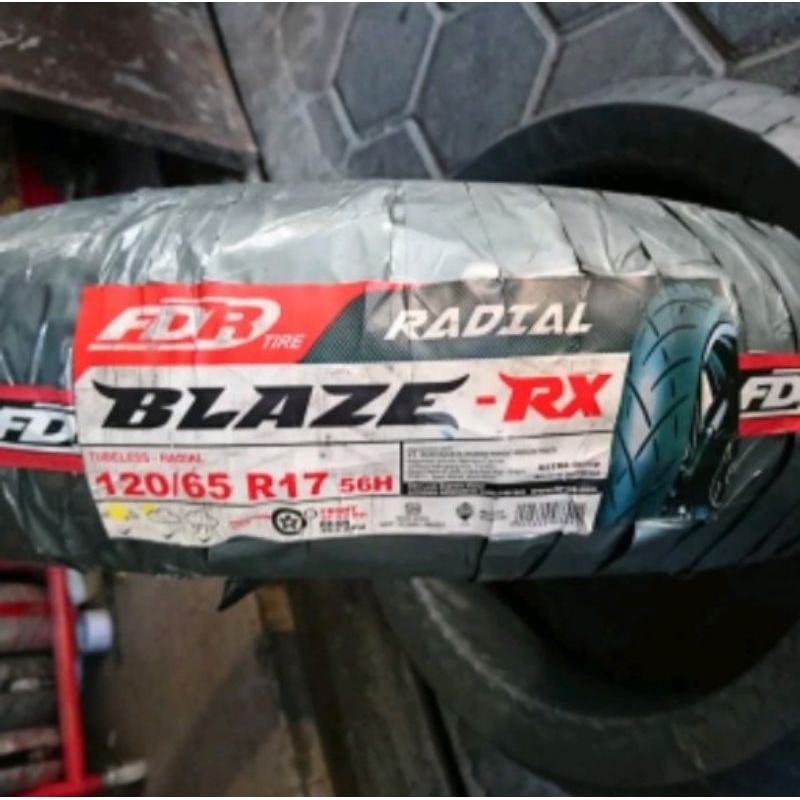 Jual fdr blaze-RX radial ukuran 120/65-17 new old stok Baru 1ban tubles ...