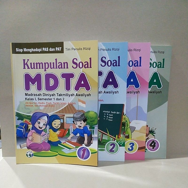 Jual Siap Menghadapi PAS dan PAT Kumpulan Soal MDTA Semester 1 dan 2 ...