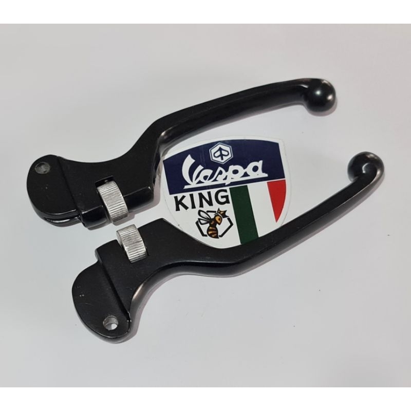 Jual handle vespa racing model SIP replika Hitam Silver Polist vespa ...