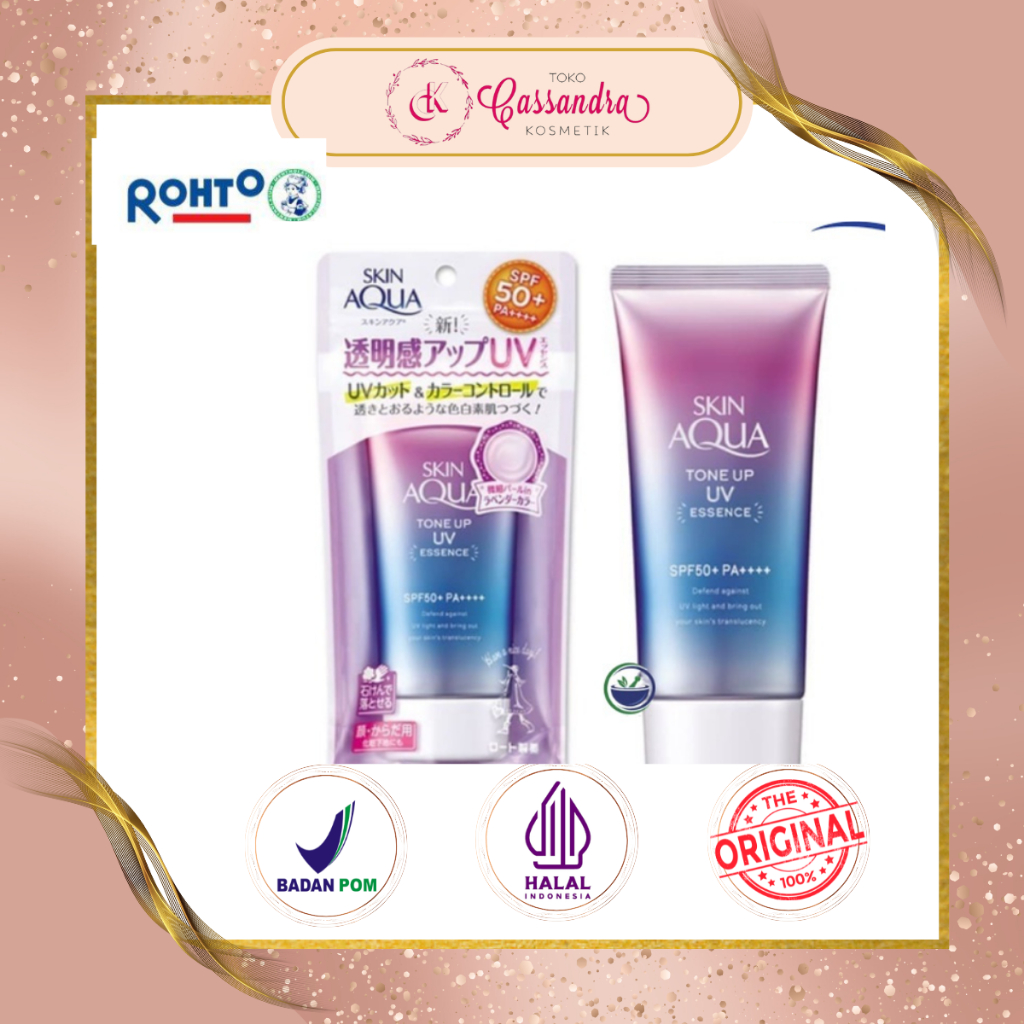 Jual SKIN AQUA TONE UP UV ESSENCE SPF 50+ PA++++ - BPOM ️ | Shopee Indonesia