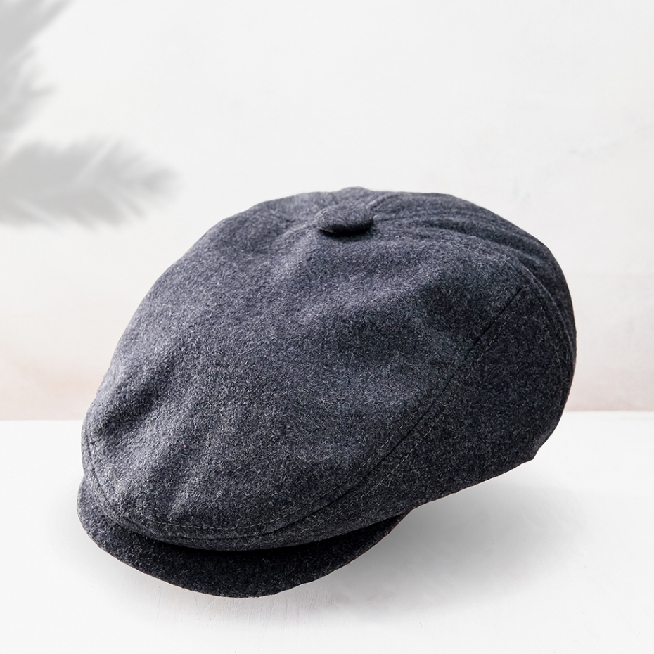 Jual Tomshelby Flatcap Wool Super Grey Series | Topi Datar Classic # ...