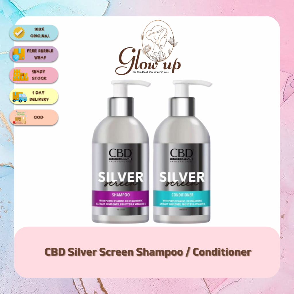 Jual CBD Silver Screen Shampoo / Conditioner 250ml | Shopee Indonesia