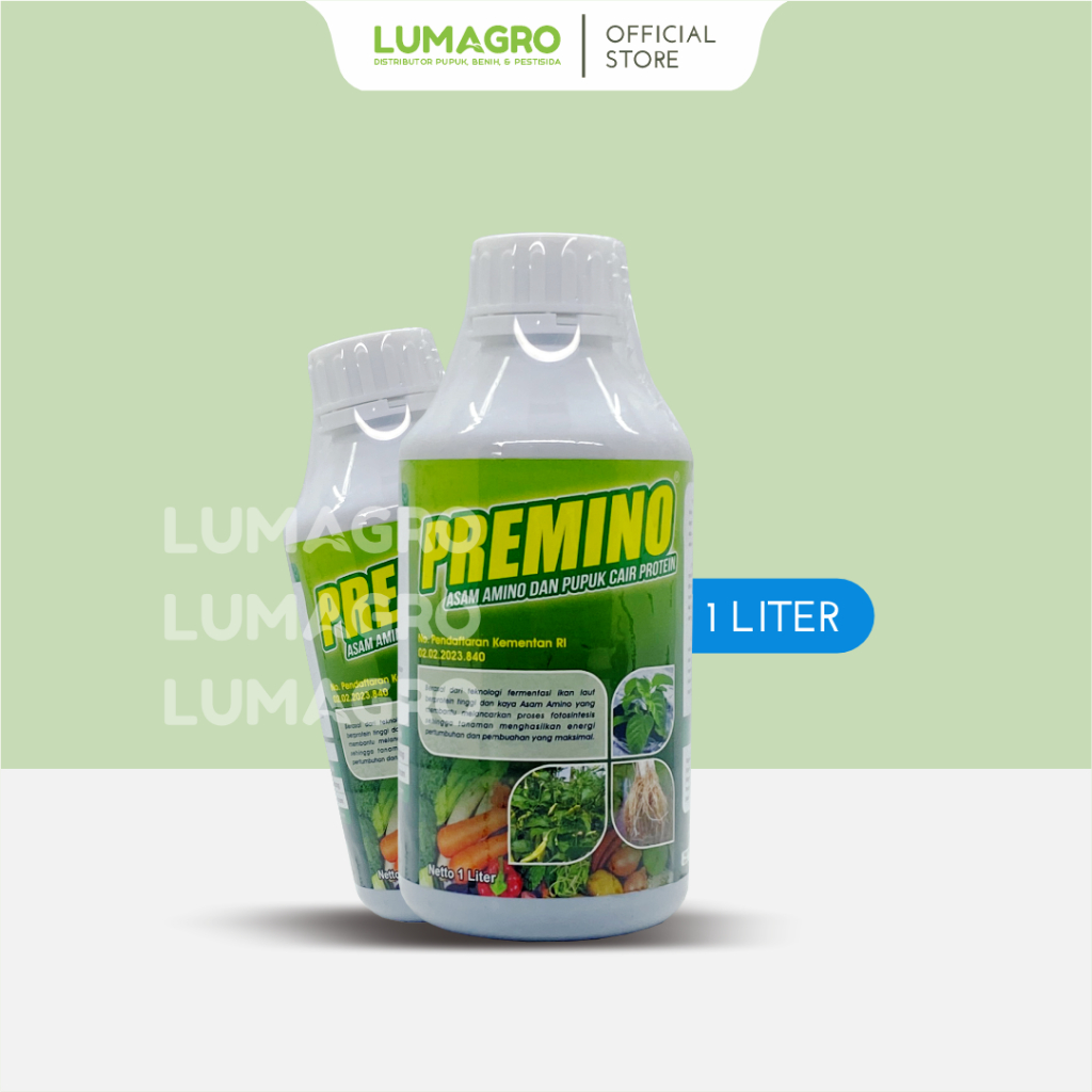 Jual Pupuk Premino 1 Liter Asam Amino Nutrisi Pencegah Stres Tanaman ...