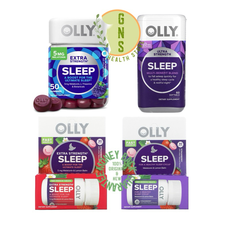 Jual OLLY Sleep Extra Strength Ultra Gummies Softgels Melatonin Fast ...