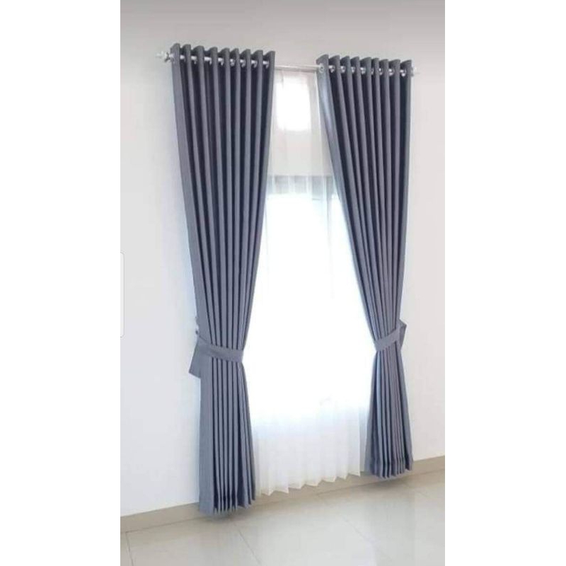 Jual Gordeng Blackout polos 9 gelembung Gordeng jendela minimalis ...