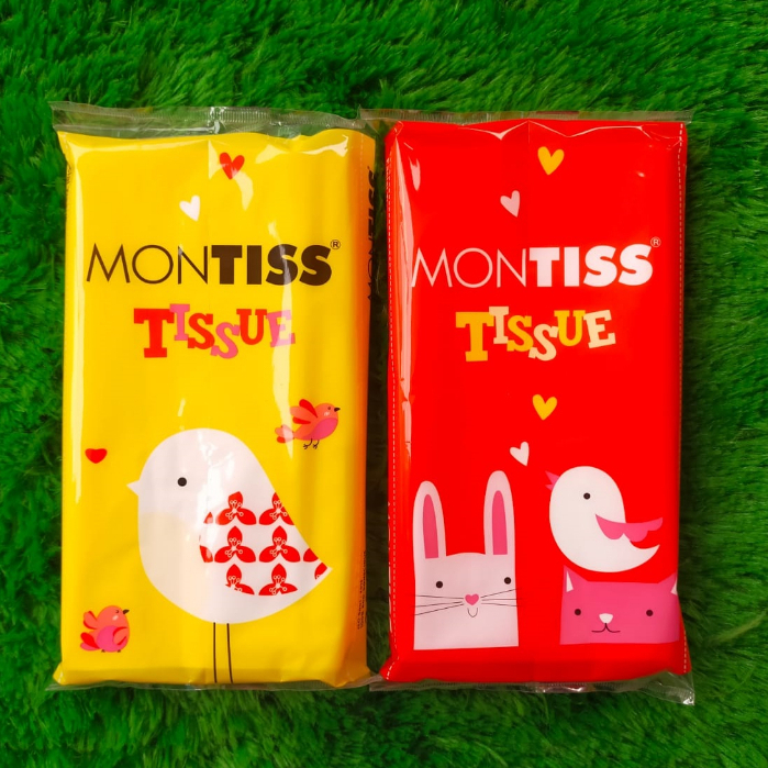 Jual Tissu Montiss travel pack tisu 50 sheets 2 ply | Facial Tissue ...
