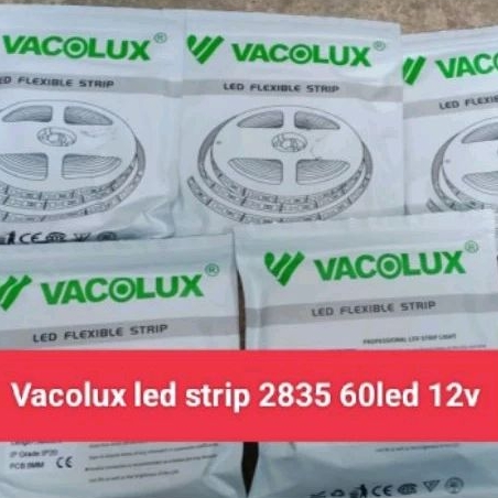 Jual Led Strip Vacolux 2835 60led 12V 60 lampu led strip warm white ...