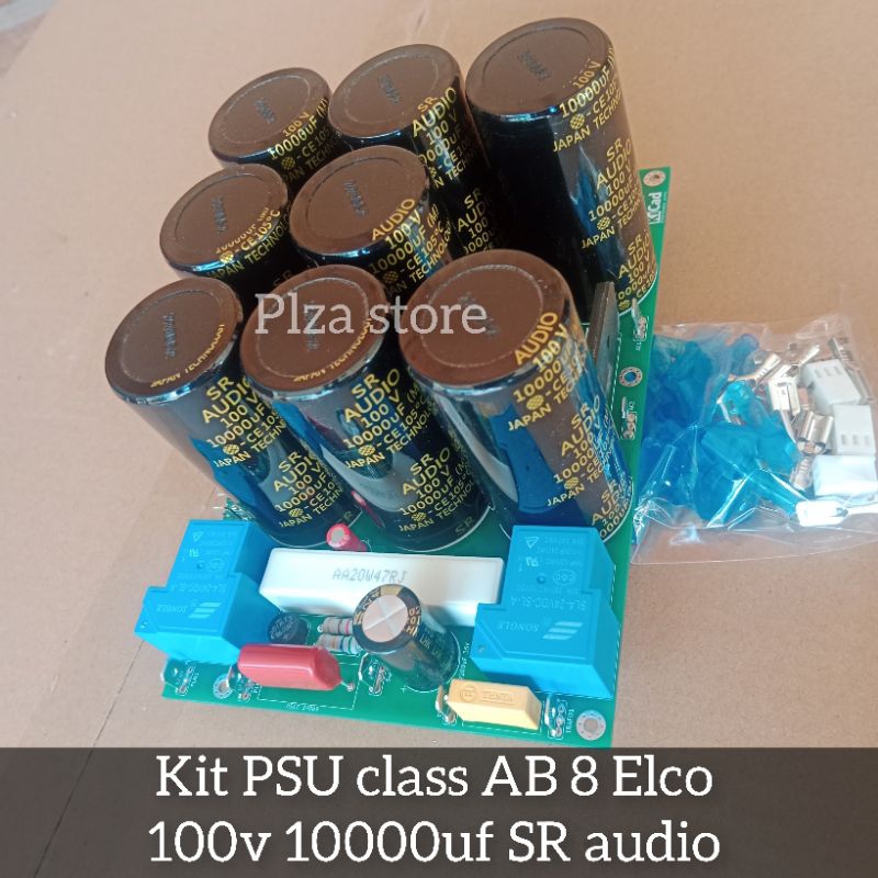 Jual Kit PSU 8 elco 100v 10000uf SR Audio ori komplit softstar+Tegangan ...