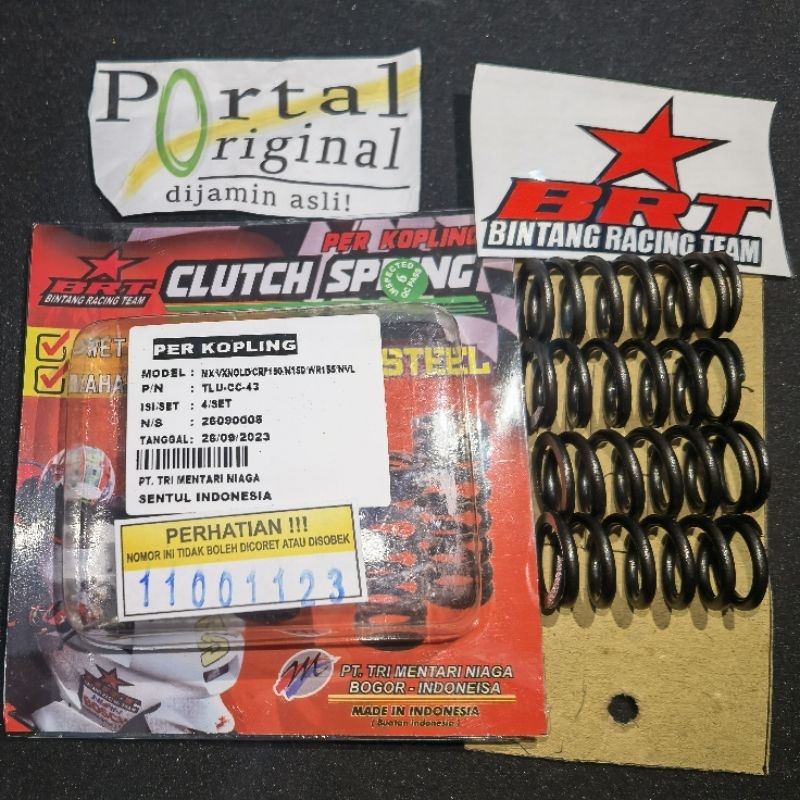 Jual Per Pir Kopling BRT Jupiter MX 135 Vixion Verza CRF Ninja 150 KR WR155 Racing tipe balap ...