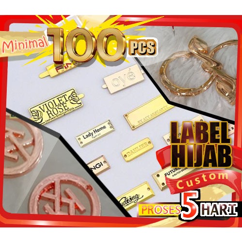 Jual Kami membuat berbagai model label plat buat kantong dan tas dengan ...