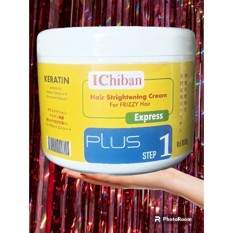 Jual ichiban Expres Plus pelurusan rambut 1kg untuk rambut kriting ...