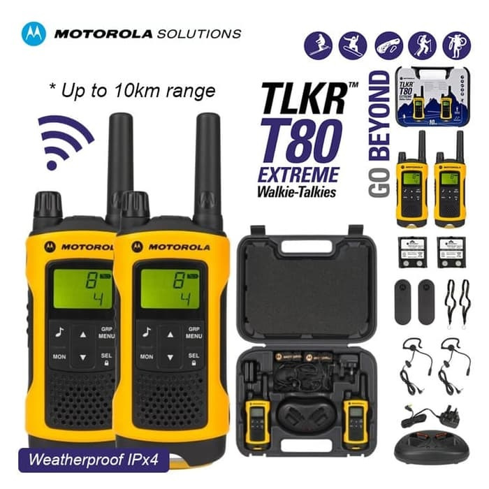 Jual MOTOROLA TLKR T80 EXTREME - Go Beyond Series Walkie-Talkies - Set ...