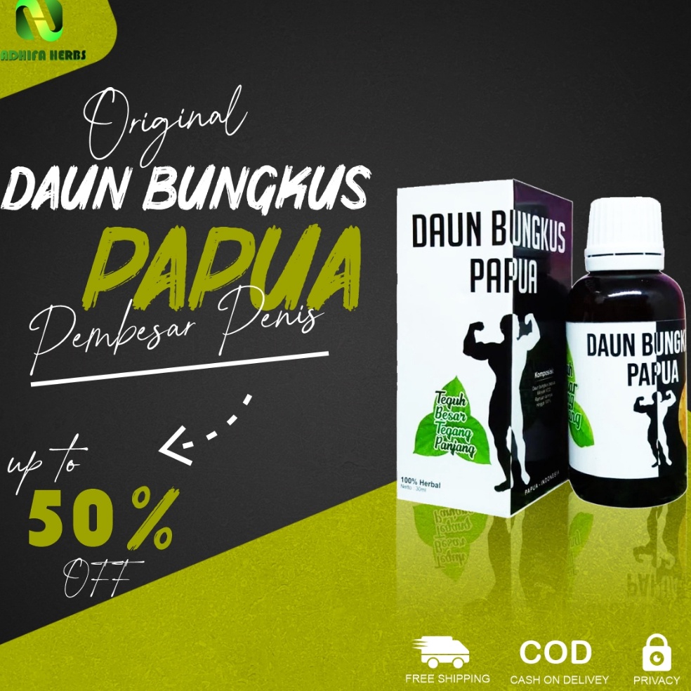 Jual Terbaik Daun Bungkus Asli Papua Obat Oles Pria Pembesar dan ...