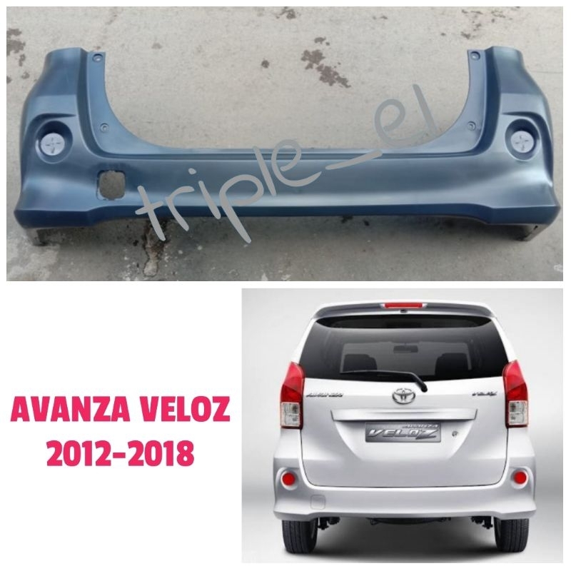 Jual Panel Rear Bemper Bumper Belakang Blkg Grand All New Avanza Veloz ...