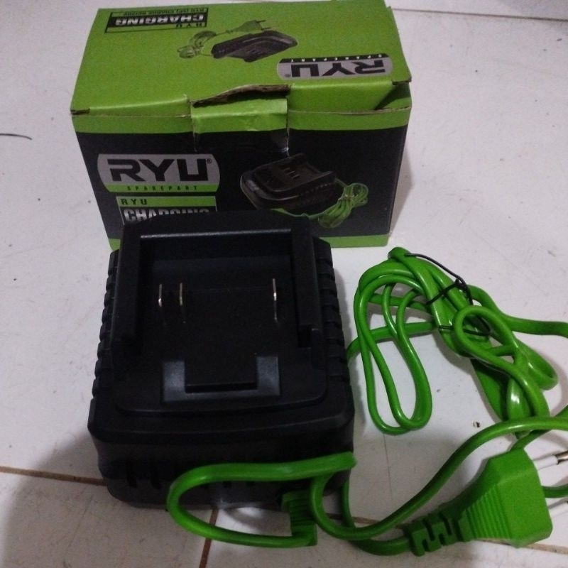 Jual charger bor cordless RYU RCI 20v/kabel cas bor baterai RYU RCI 20v ...