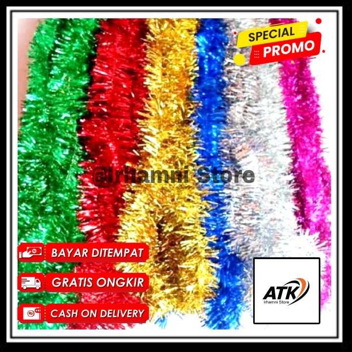 Jual Slinger Rumbai Warna Warni/Rombe Rombe Panjang 2meter | Shopee ...