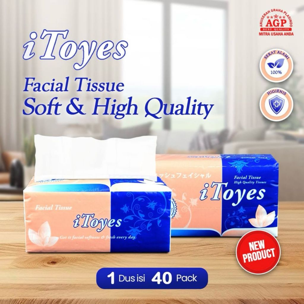 Jual PROMO !! TISU TISSUE iToyes soft facial tissue & High Quality ...