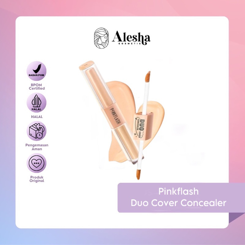 Jual Pinkflash Double Fix 2 In 1 Dual Shade Concealer Full Coverage