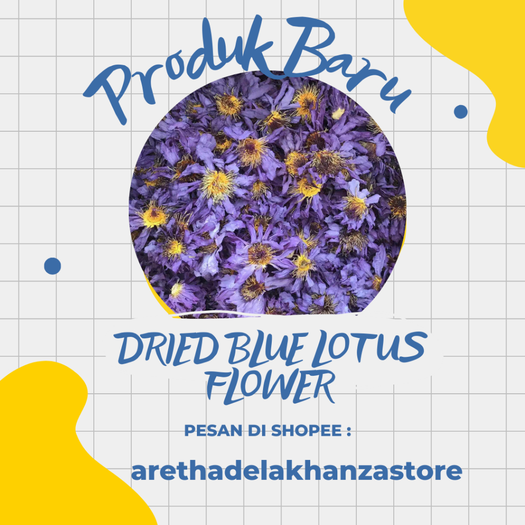 Jual DRIED BLUE LOTUS FLOWER ~ BUNGA LOTUS BIRU KERING ~ LOTUS BIRU ...