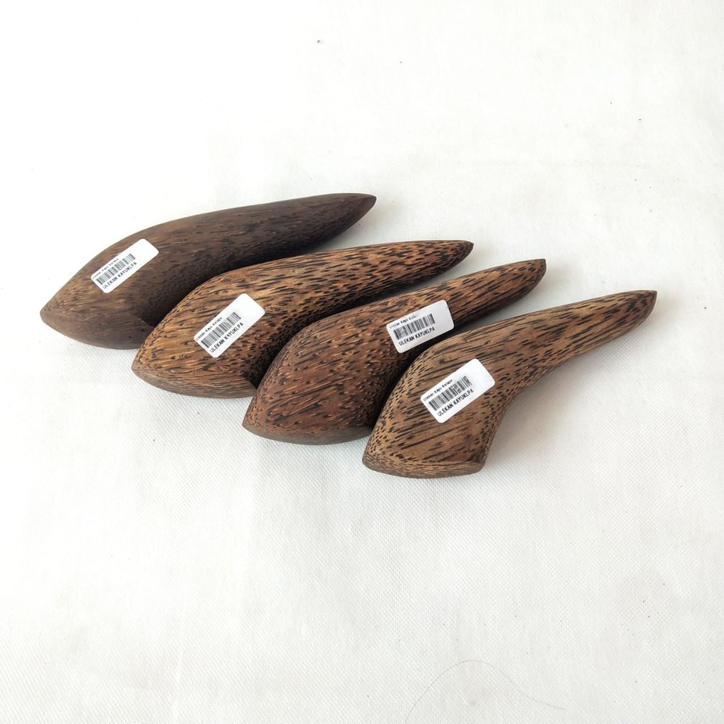 Jual Ulekan Kayu Kelapa Besar warna asli tanpa cat Tahan Lama Ukuran 17 ...