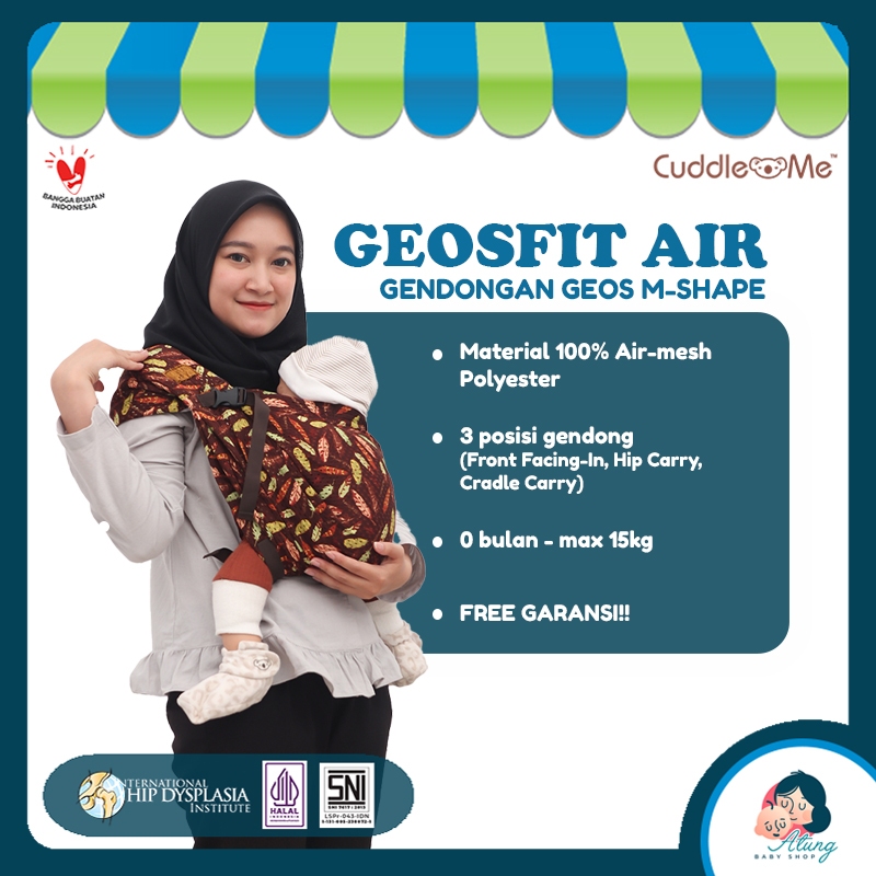 Jual Gendongan Bayi - CUDDLEME Geosfit Air Gendongan Samping Paling ...