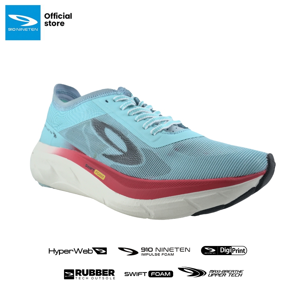 Jual 910 Nineten GEIST EKIDEN HYPERPULSE Sepatu Lari - Biru MD/Merah/Putih | Shopee Indonesia