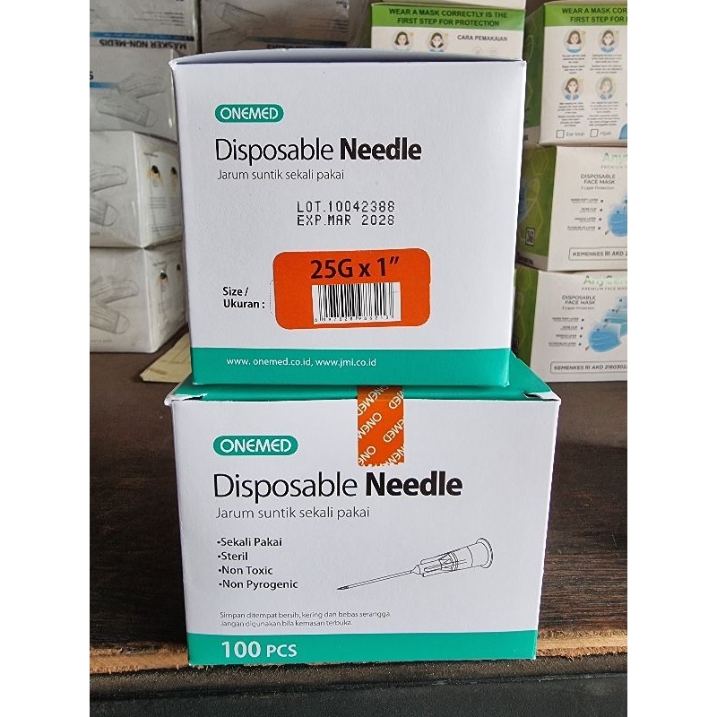 Jual Jarum Onemed 25G 25 Needle Onemed | Shopee Indonesia